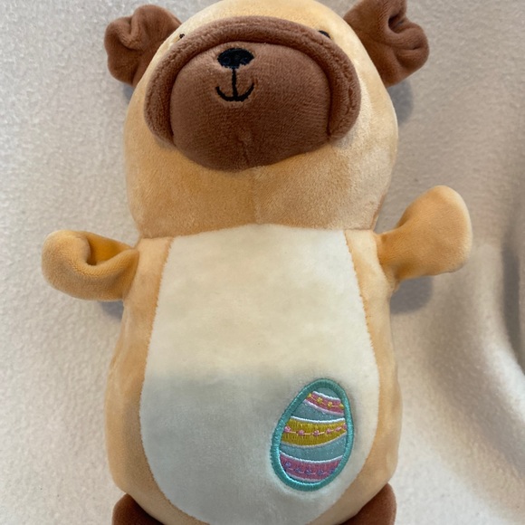 Squishmallows | Toys | Aldi Bee Happy Squishmallow 8 Dog Hug Mee Easter ...